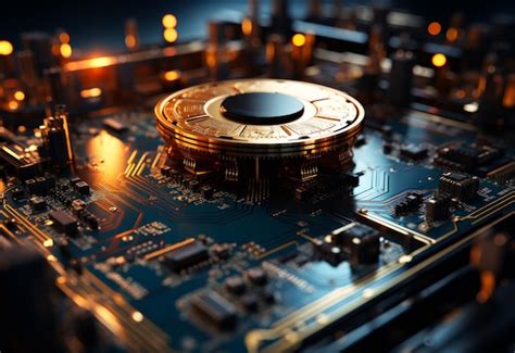 Premium AI Image A Close Up Of A Cpu Chip On A Circuit Board