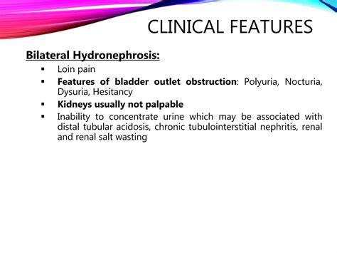 Hydronephrosis And Pyonephrosis Pptx