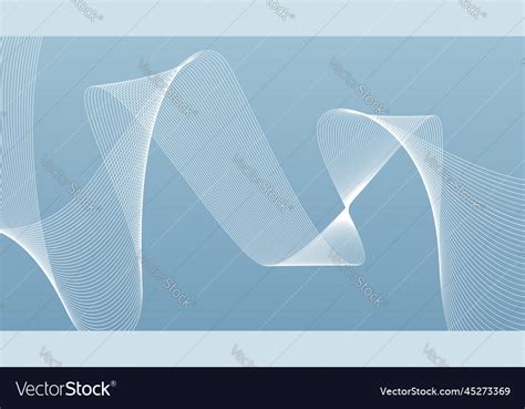 Abstract Background With Dynamic Flowing Lines Vector Image