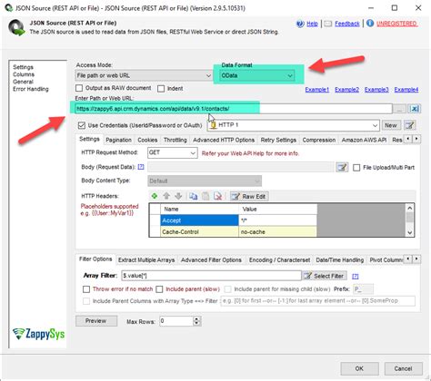 How To Read Microsoft Dynamics 365 Odata Api Data In Ssis Crm Web Api