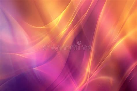 Abstract Pink And Orange Swirls Glowing Curves Dance Across The Screen Creating A Vibrant And