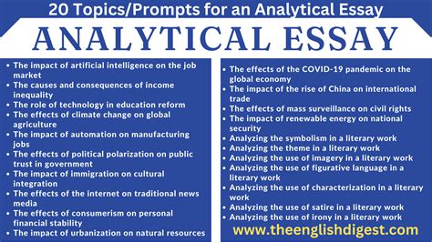 How To Write An Analytical Essay Step By Step