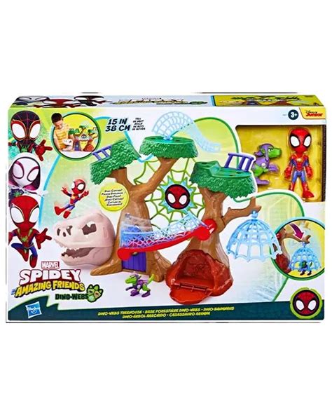 Spidey And His Amazing Friends Marvel Spider Man Dino Webs Treehouse F9477