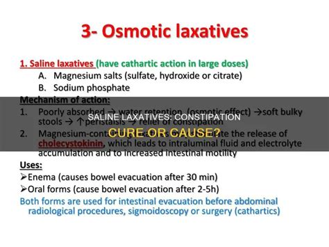 Saline Laxatives Constipation Cure Or Cause Medshun