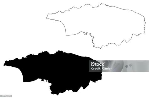 Anasco Municipal Map Stock Illustration Download Image Now Abstract