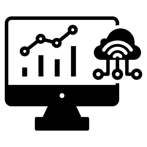 Iot Analytics Icon Line Vector Illustration 38493394 Vector Art At Vecteezy