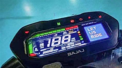 Bajaj Pulsar Ns400 Digital Display Revealed In New Spy Shot Check Features Offered Bike News