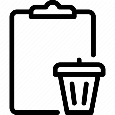 Delete Document File Remove Task Icon