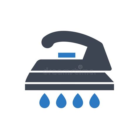 Steam Iron Icon Stock Vector Illustration Of Symbol 361752318