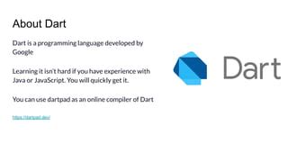 Introduction To Flutter PDF