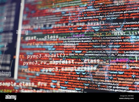 Server Logs Analysis Closeup Developing Programming And Coding