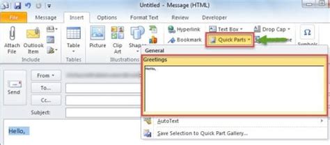 how to auto add greetings to reply messages with outlook vba