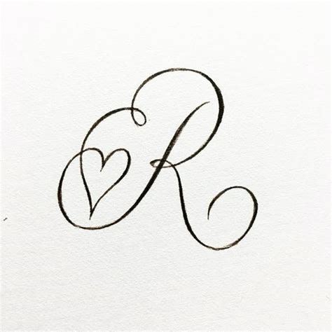 Pin By Swanblake On Vintage In 2024 Letter R Tattoo R Tattoo Hand Lettering Art