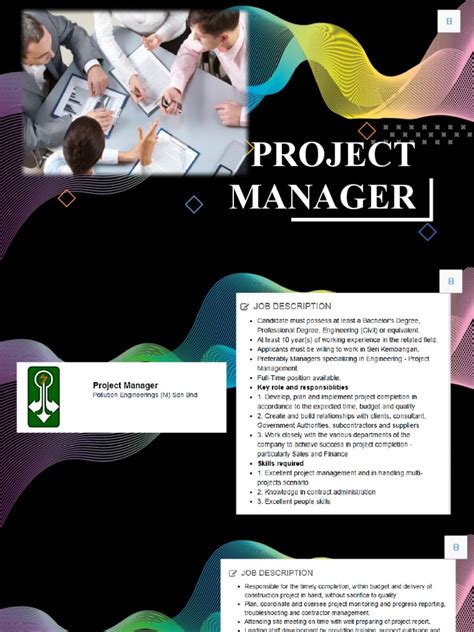 Lecture 8 Project Manager Pdf Project Management Business