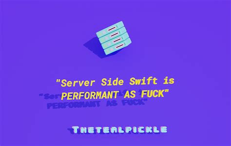 Swift On The Server Wtf Swift Is An Insidious Fart That Is By