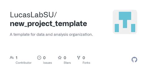 Github Lucaslabsunewprojecttemplate A Template For Data And