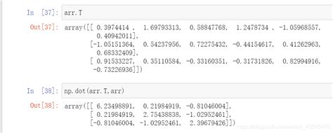 Python—numpy学习之【转置t函数】、【点积dot函数】、【调换顺序tranpose函数】、【轴调换 Swapaxes函数】、【modf函数】transposedot Csdn博客