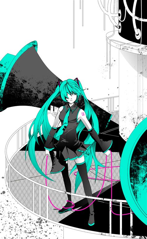 Hatsune Miku Vocaloid And More Drawn By Bridget Danbooru