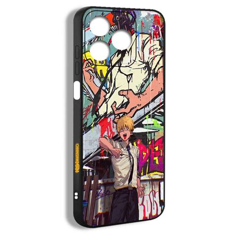Чехол на Tecno Spark 10 4g Денджи аниме Человек бензопила дэнджи Denji Эстетика Whd01 купить с