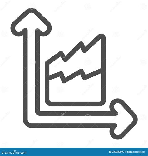 Dual Chart With Two Growth Curve Line Icon Diagram Concept Double