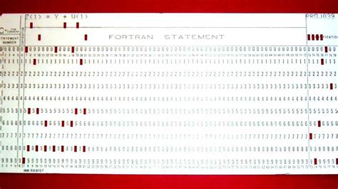 Computer Programming In The Punched Card Era