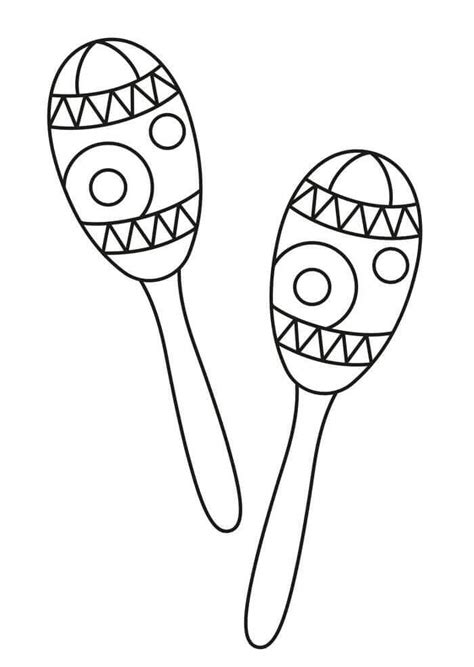 Dibujos De Maracas Para Colorear E Imprimir Coloringonlycom