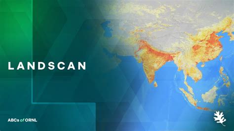 National Security Sciences At Ornl On Linkedin Landscan Datasets Disasterrecovery