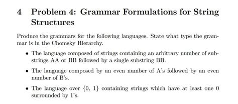Get Answer Structures Produce The Grammars For The Following Languages State Transtutors