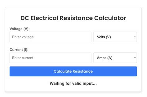 Voltage And Current To Dc Power Calculator Thinktank