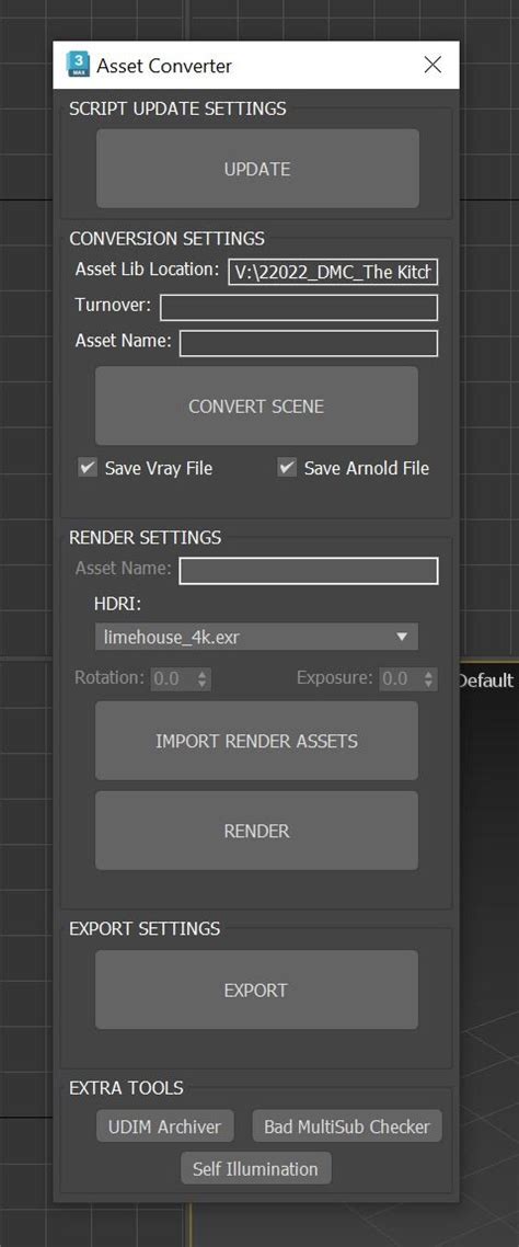 Dan Cherry Vray To Arnold Converter Maxscript