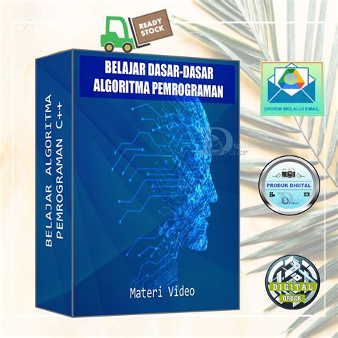 Jual Belajar Dasar Dasar Algoritma Pemrograman It ~ Materi Video And Pdf Shopee Indonesia
