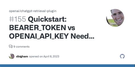 Quickstart Bearertoken Vs Openaiapikey Needs Better Documentation