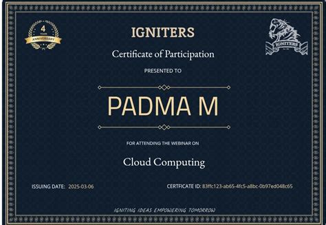 Cloudcomputing Learning Technology Computerscience Webinar Padma M