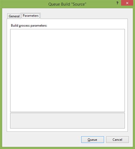 Visual Studio 2013 TFS Build Process Parameters Aren T Displaying