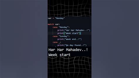 Match Case Statement In Python Day 10 Of 30 Days Of Python Shorts Freenotes Coding Youtube