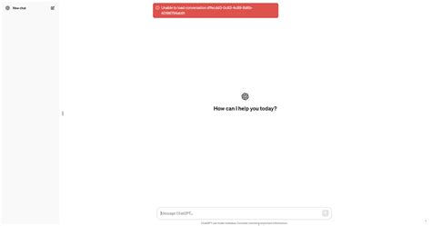 Unable To Load Conversation Bugs Openai Developer Forum