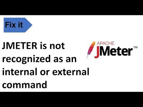 How To Resolve Jmeter Is Not Recognized As An Internal Or External Command Youtube