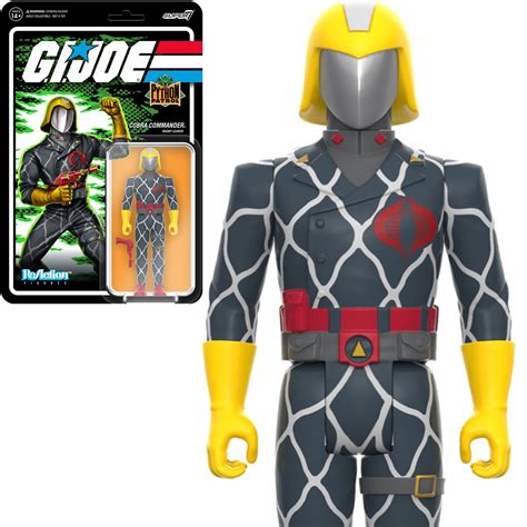 G I Joe Python Patrol Cobra Commander 3 3 4 Inch Reaction Figure