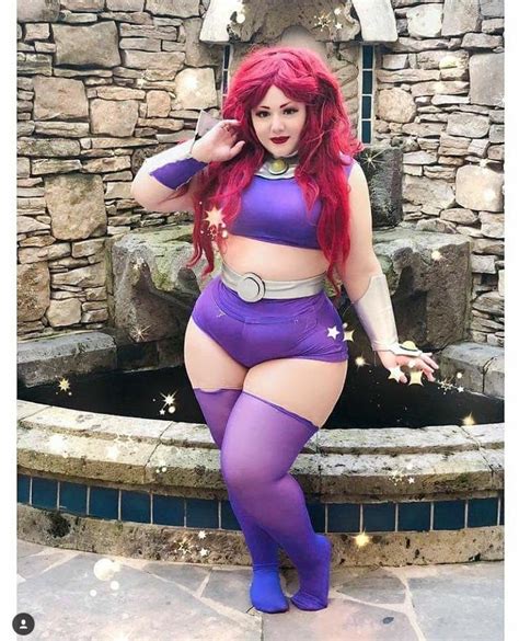 Starfire Costume Plus Size Curvy Cosplay Thick Cosplay Hot Cosplay