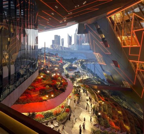 Interstitial Space Between The Blades And Lobby At The Qiddiya