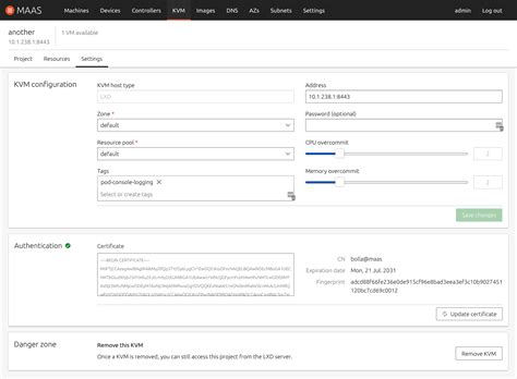 maas ui lxd authentication and finalising the cloning ui design development canonical maas