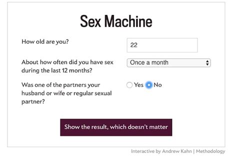 This Sex Calculator Tells You How Much Sex Youre Having Compared To Everyone Else