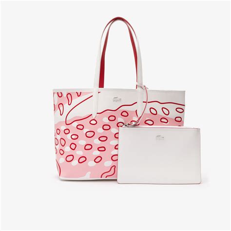 Buy Womens Anna Reversible Crocodile Print Canvas Shopping Bag