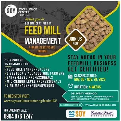 Soy Excellence Center On Linkedin Feedmill Soyexcellencecenter