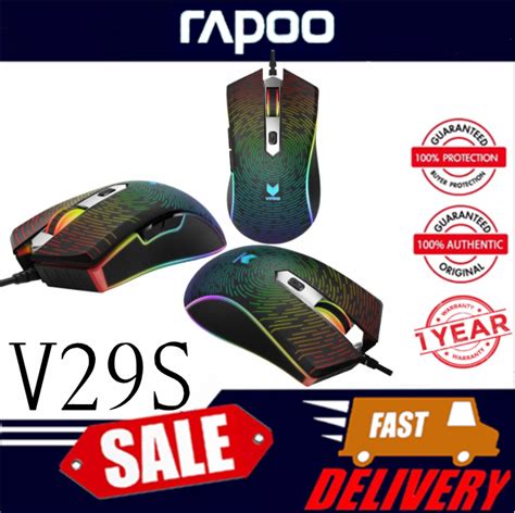 Rapoo V S Rgb Game Wired Mouse Lazada Ph