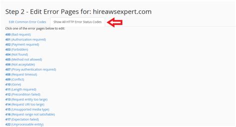How To Create Custom Error Pages In Cpanel