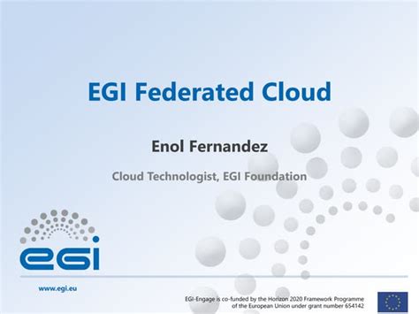 Egi Federated Cloud Ppt