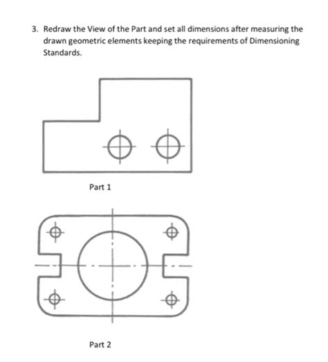 solved 1 two views are given redraw the views as draw the