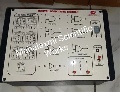 Maswo Make Digital Logic Gates Trainer Kit For Laboratory Model Name Number Msw Lg01 At