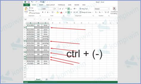 Cara Menghapus Kolom Dan Baris Yang Kosong Sekaligus Di Ms Excel Images